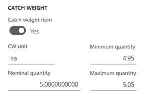 Setting up catch weight products in Dynamics 365 Finance and Operations ...