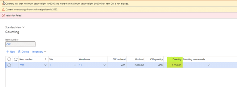 Setting up catch weight products in Dynamics 365 Finance and Operations ...