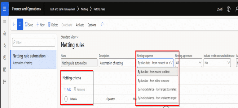 How to set up customer and vendor balance netting in Dynamics 365 Finance?