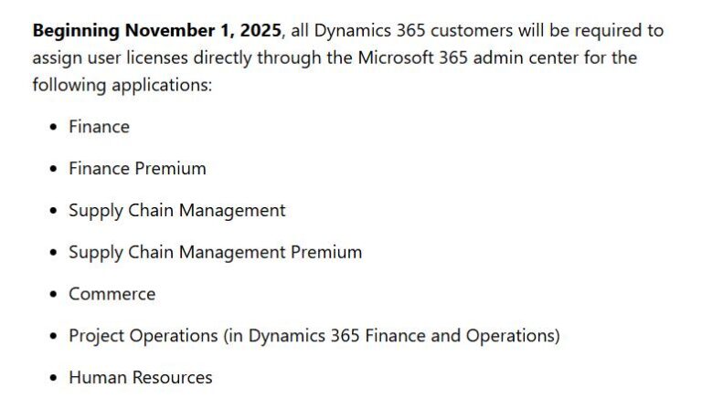 How to prepare for Microsoft’s D365 F&SCM license enforcement 2025 deadline?