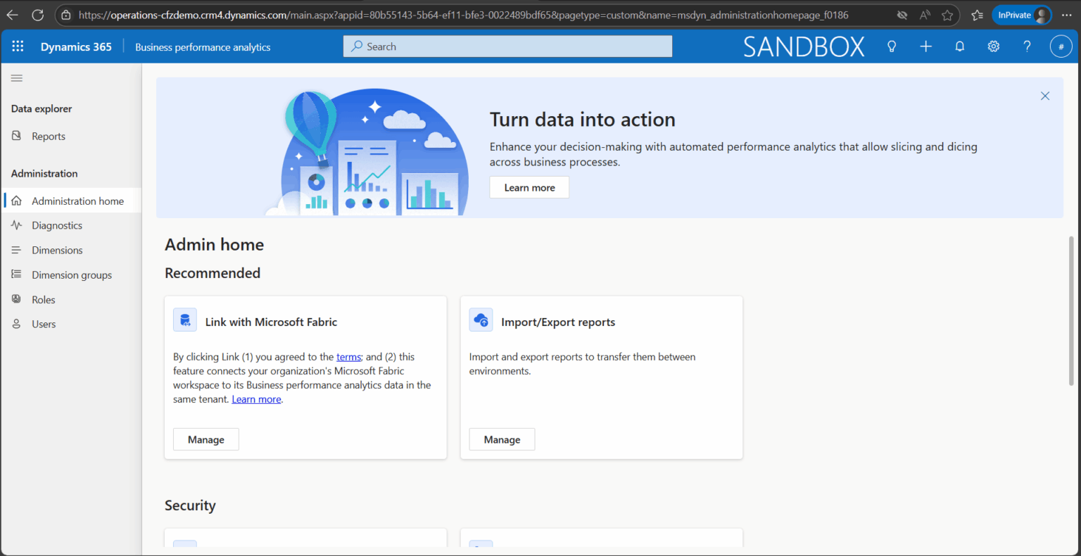 How to extend the business performance analytics report in D365 Finance ...